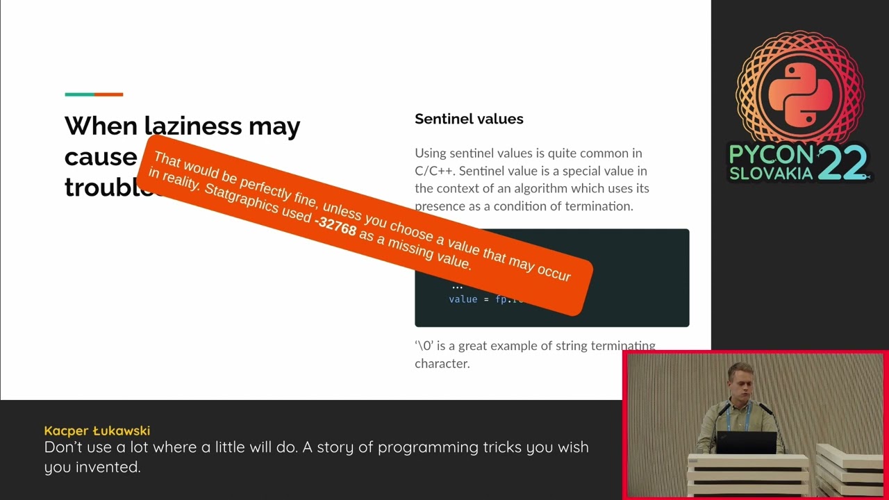 Don’t use a lot where a little will do. A story of programming tricks you wish you invented - Kacper