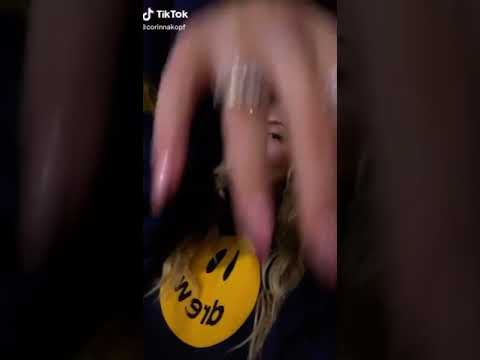 Corinna Kopf tries this tiktok trend (Vlog Squad)