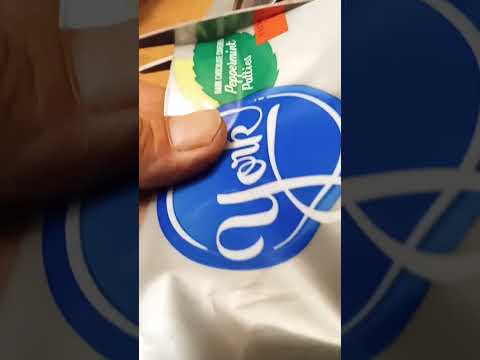 cutting a York peppermint Patty package #cut #York #cutting #shorts #peppermint