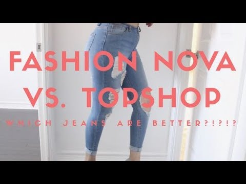 FASHION NOVA VS TOPSHOP JEANS | 100% HONEST REVIEW