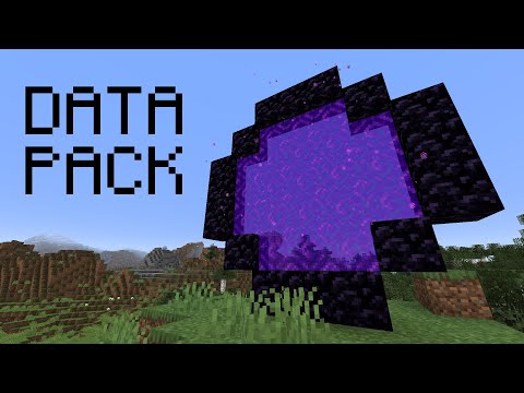 Custom Nether Portals Minecraft Data Pack