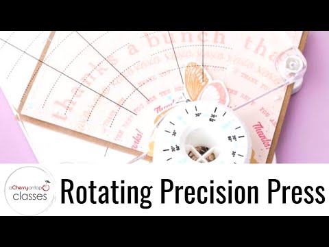 Rotating Precision Press from We R Makers
