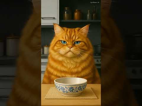 Grumpy Cat Gets Mad for No Reason 😾💢 | Drama Level: 100 😂#cutecat #madcat #catlovers #shorts #ai