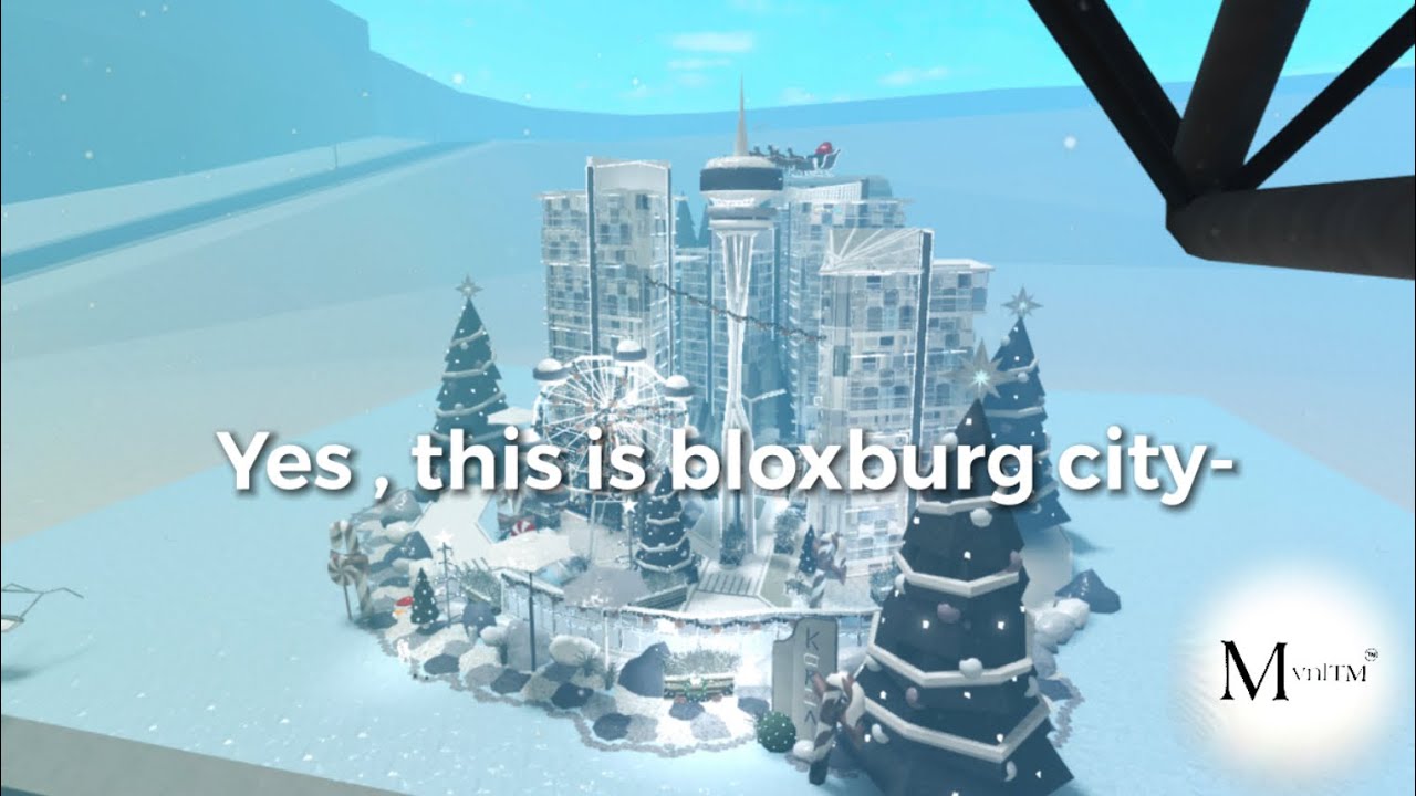 Bloxburg's Ultimate Modern City Speedbuild / Tour Designs Welcome to bloxburg Roblox