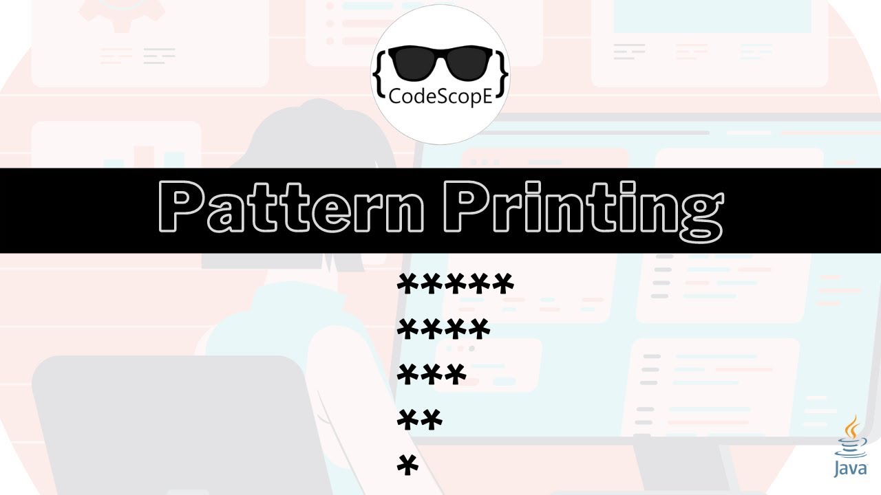 Inverted Left-aligned half pyramid pattern | Java | Pattern Printing | Question 4