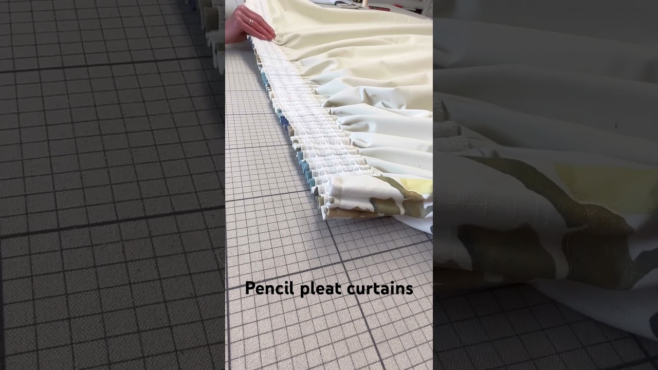 Pencil pleat curtains #curtains #tutorial #sewing #interior #sewingtutorial #sewingtips #sewinghacks