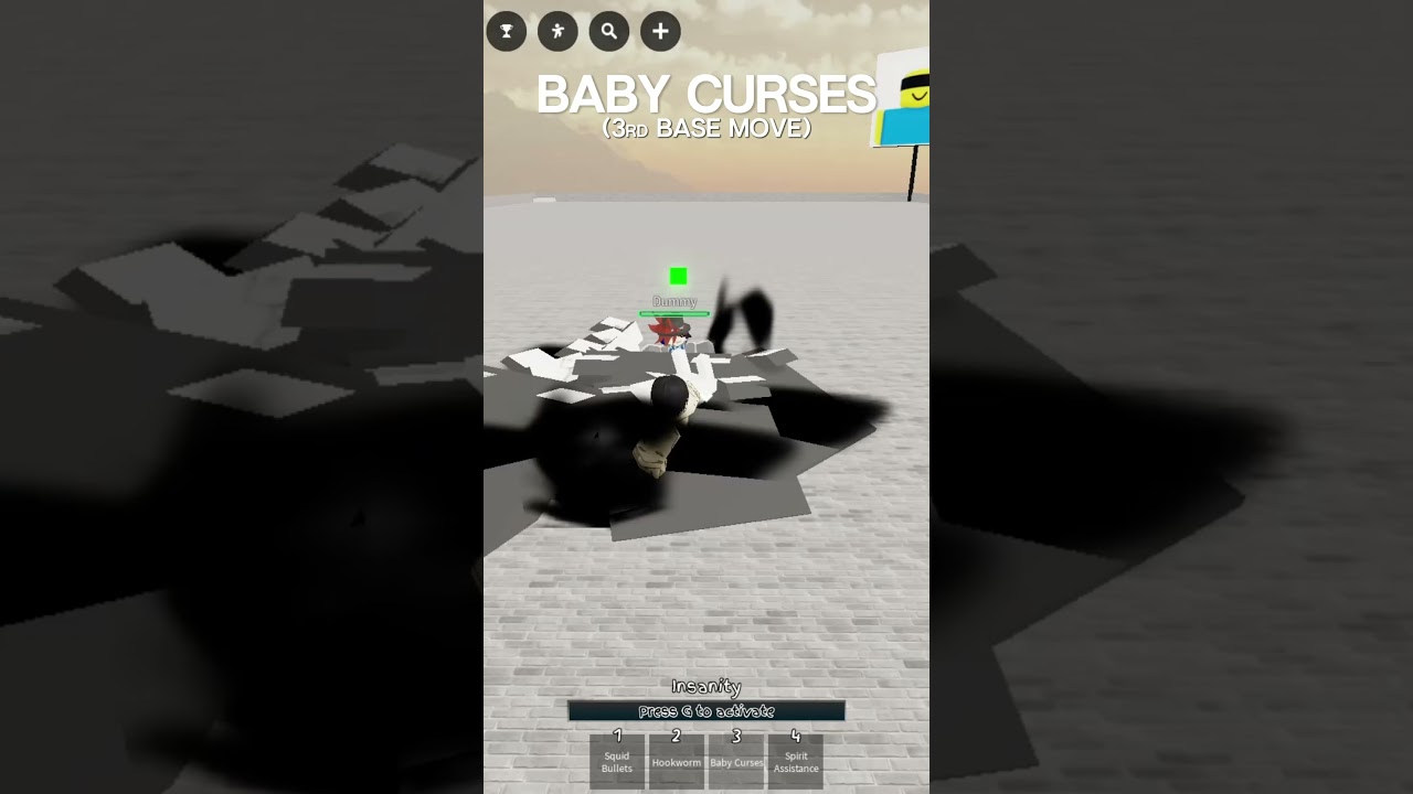 GETO SUGURU MOVESET | JJS SKILL BUILDER #trending #jujutsushenanigans #roblox #custommoveset