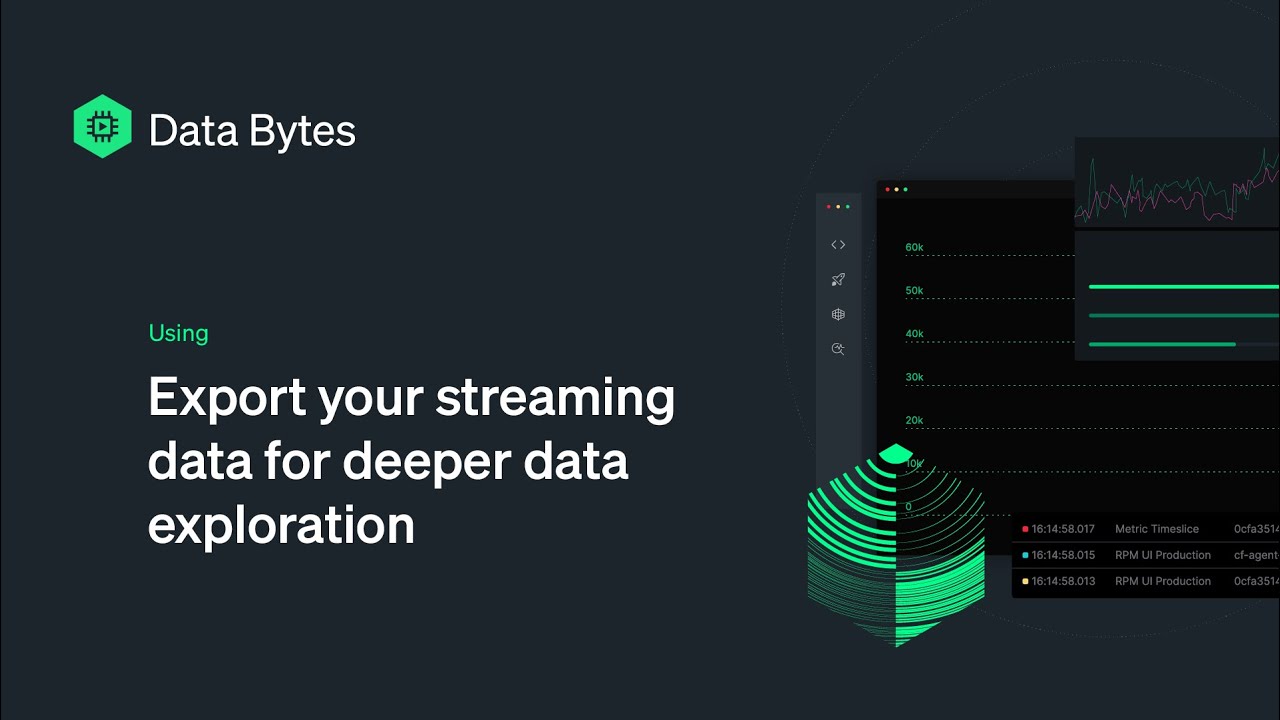 Export your streaming data for deeper data exploration