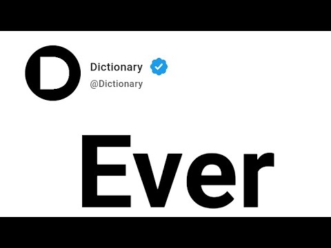 Ever Meaning In English