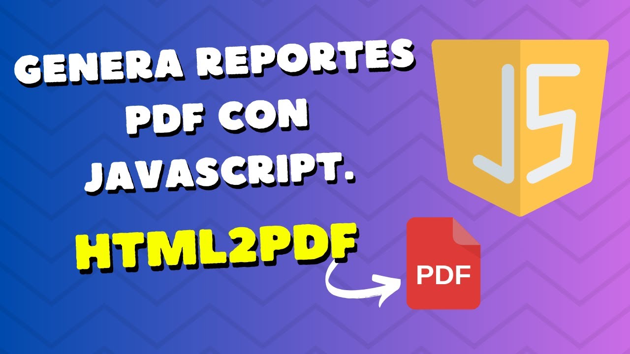 Convierte HTML en PDF con JavaScript - Guía Html2Pdf