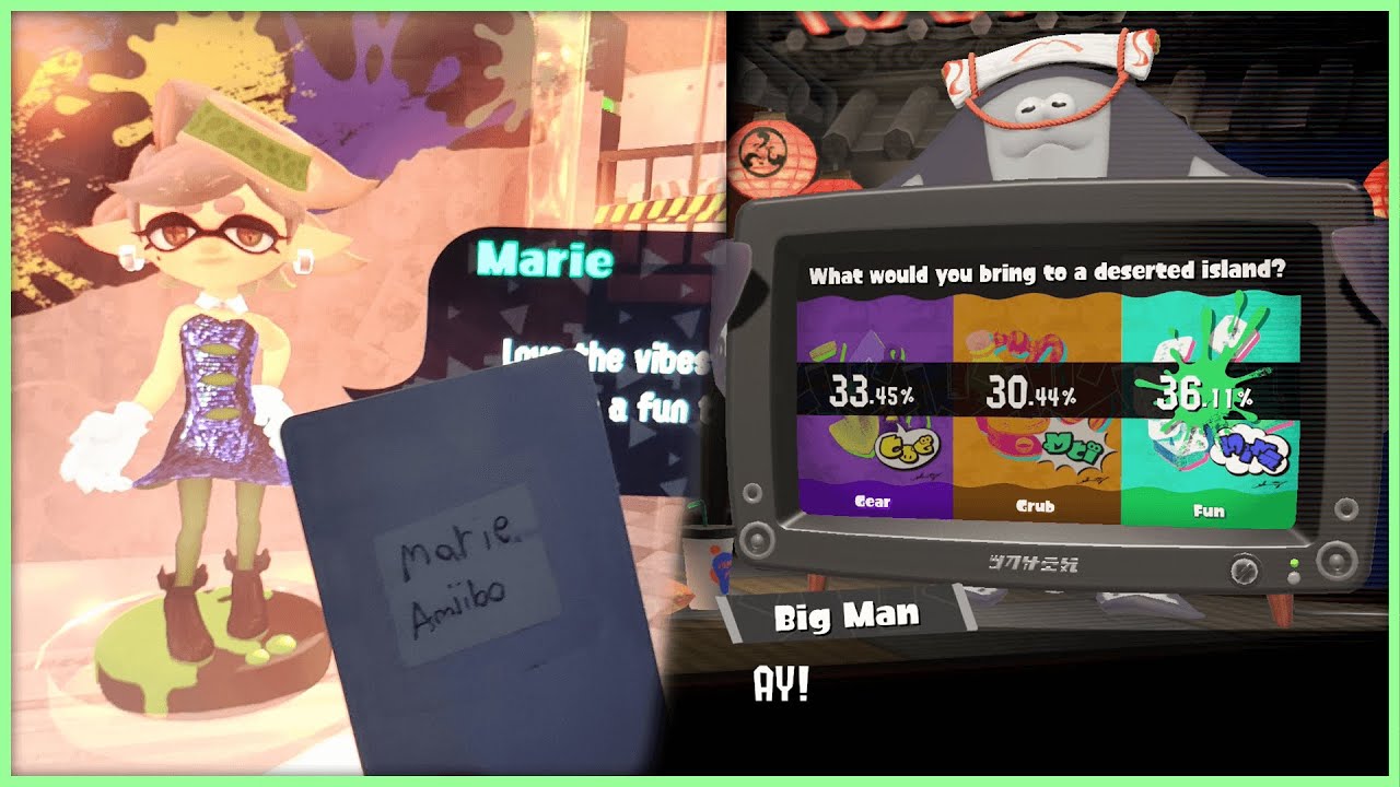 I Made My OWN AMIIBOS During Splatfest!