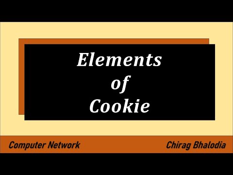 Elements of internet cookie | Persistent cookie | Non Persistent cookie