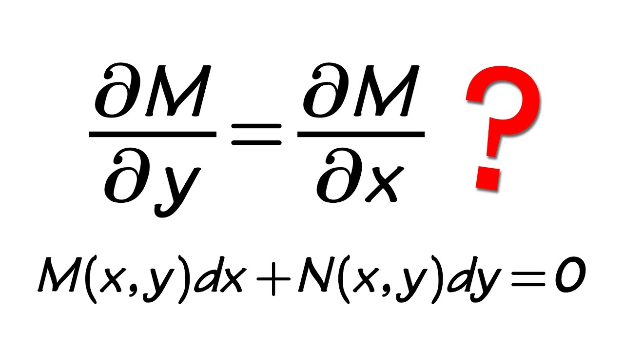 Exact differential equation (introduction & example)
