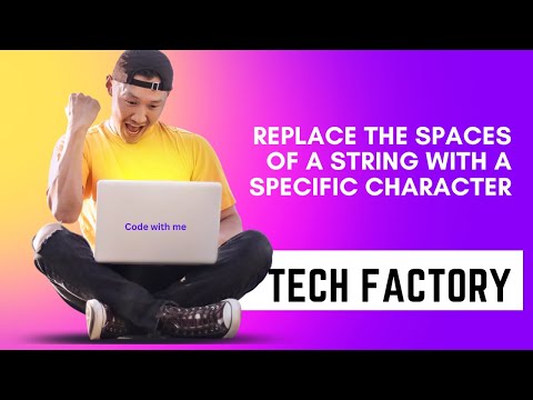 Program -8 ||Replace white space with special character in String || JAVA ||Tutorial