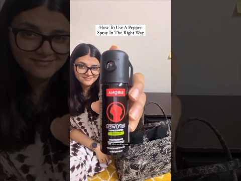 How To Use A Pepper Spray Correctly | IMPOWER Self Defence Pepper Spray | Sirona