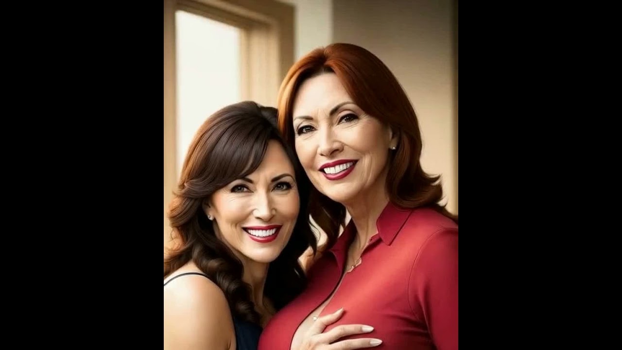 Passion and Love : mature lesbians kissing video