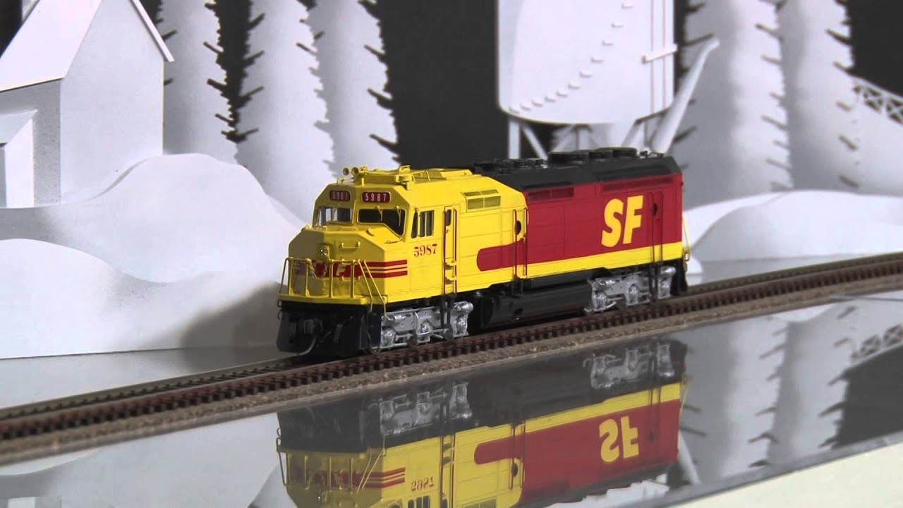 052663-HO Brass Model Train - OMI 5995.1 ATSF Santa Fe Kodachrome SDF45 Diesel #5987 - Custom