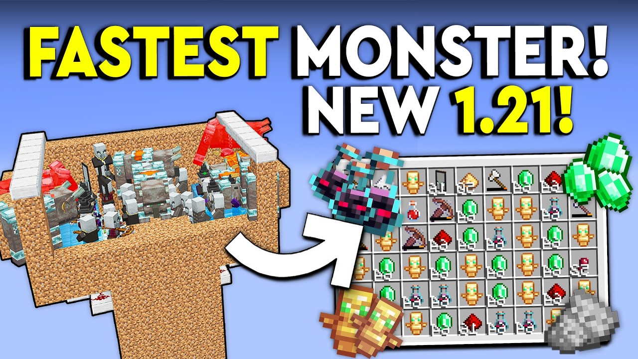 BEST 1.21 RAID FARM Minecraft Tutorial - Afkable - 24,700/HR! - Minecraft Builders