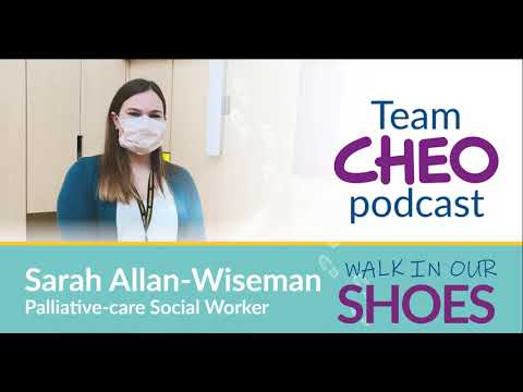 Sarah Allan-Wiseman, Palliative-care Social Worker