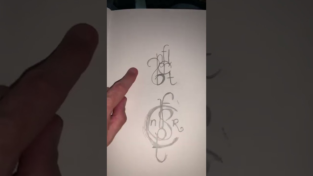 Setting intentions using sigil magick.