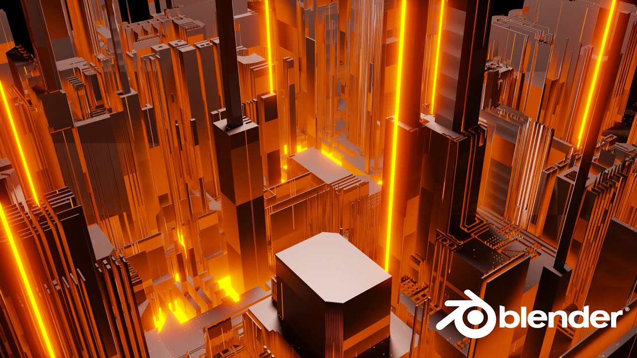 Create A Sci-fi City - Blender Tutorial  (JS Placement)