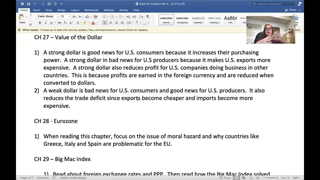 Econ 500: Synopsis for Problem Set 4
