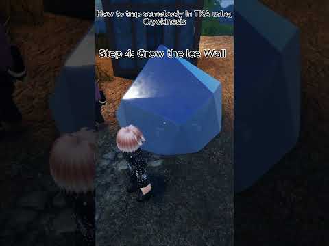 How to trap somebody in TKA using Cryokinesis