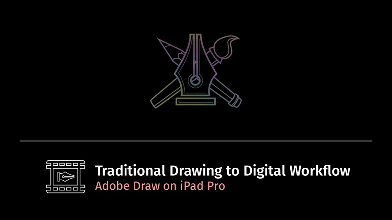 Video Infographic - Workflow drawing to digital