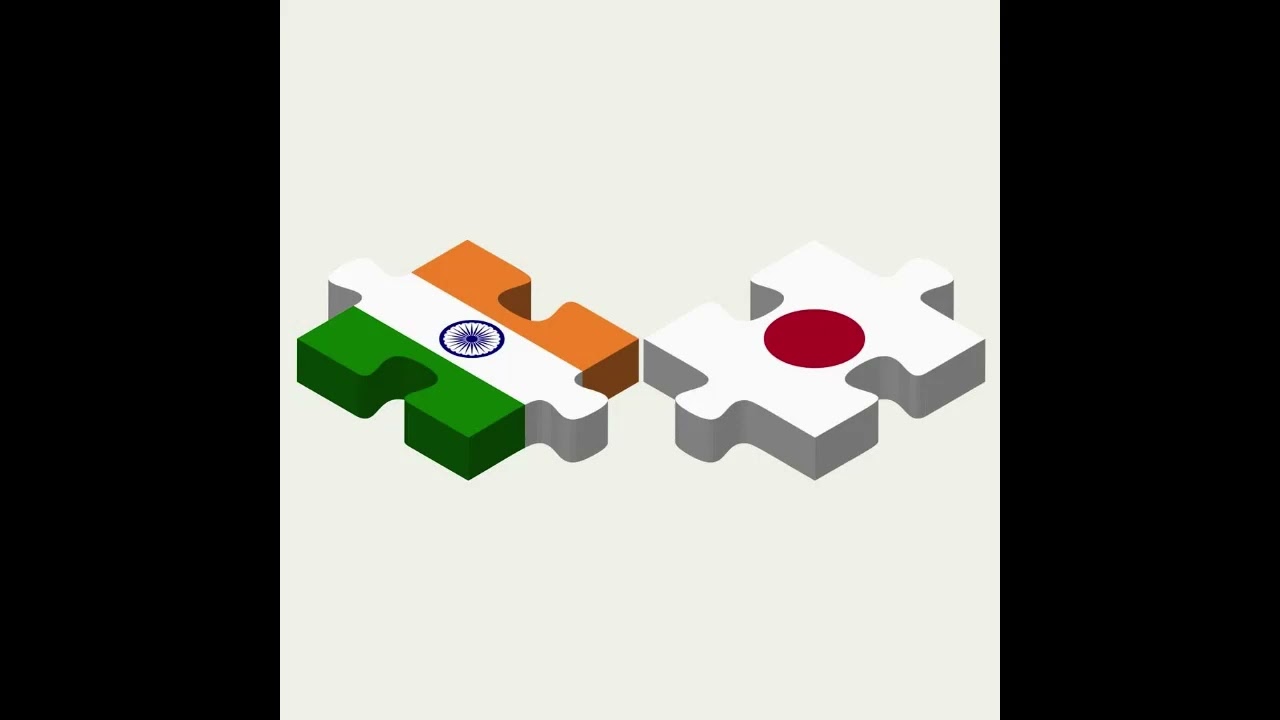 Illustrative vector image of Japan and India flags : Stock Vector (Royalty Free) 021896
