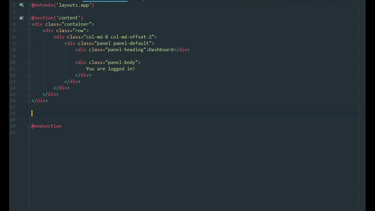 Phpstorm - blade tags alignment bug