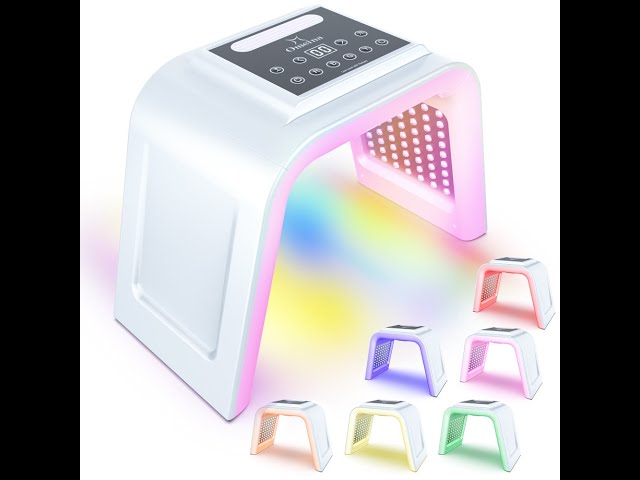 Led Phototherapy - 7 Colors Pdt Omega Light Therapy LED Face Mask For ...