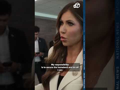 Homeland Security Secretary Kristi Noem reacts to Iran’s thwarted attack on U.S. base in Qatar