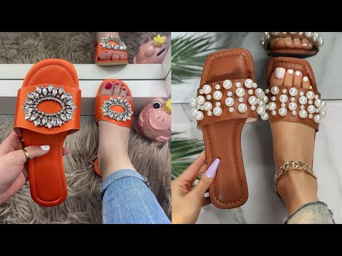 TOP 50 NEW TRENDY SOFT DESIGNER SANDALS & SLIP-ON SHOES FOR WORKING LADIES