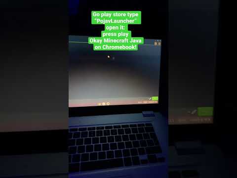 Minecraft Java on Chromebook laptop!