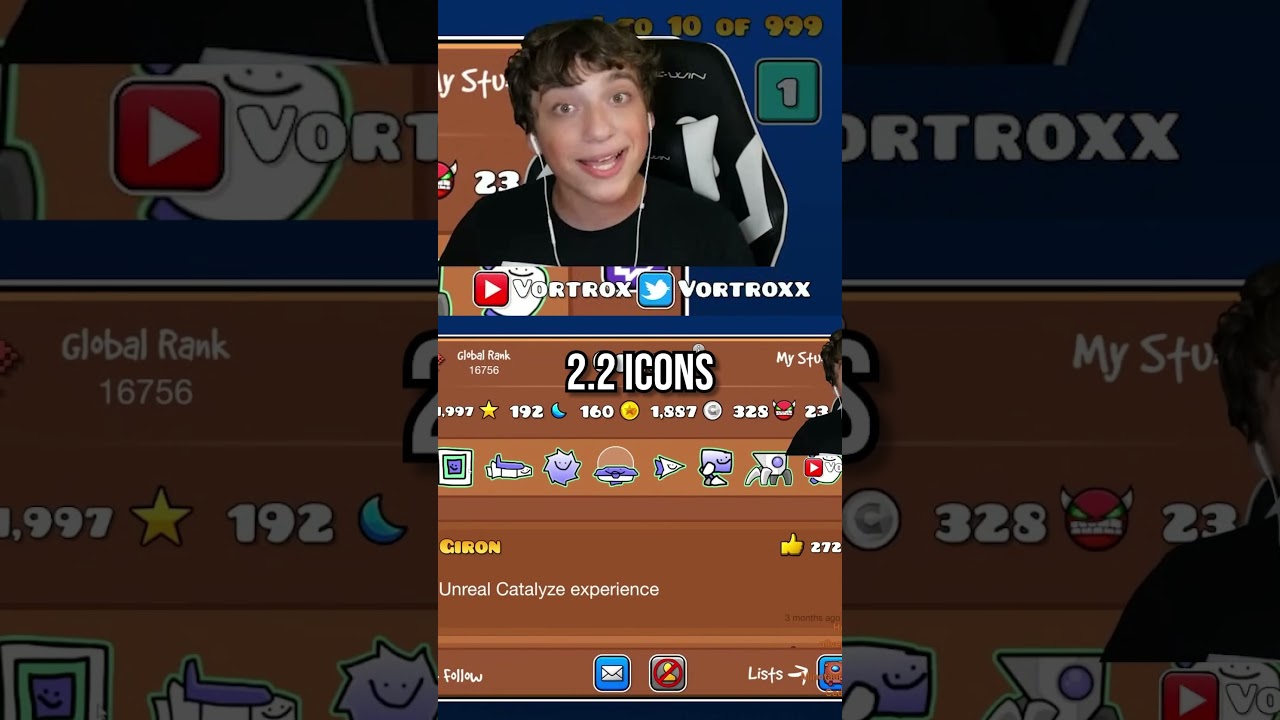 Vortrox rages at The Ultimate Phase and sends a message to Giron #geometrydash #vortrox #gd