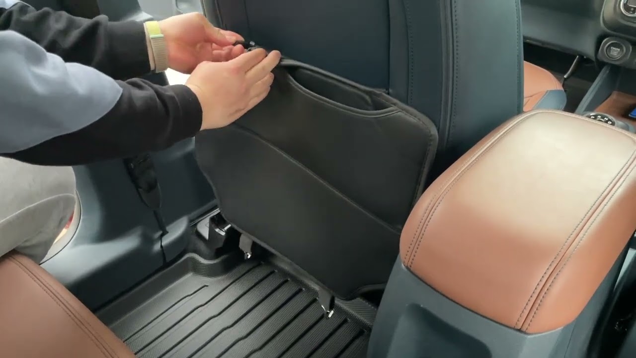 Mabett Kick Mats Seat Back Protector for Maverick Installation