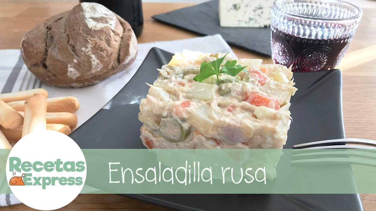Cómo hacer una ensaladilla rusa BUENÍSIMA!!! - Recetas Express