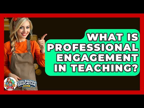 What Is Professional Engagement In Teaching? - Childhood Education Zone