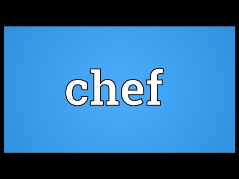 Chef Meaning
