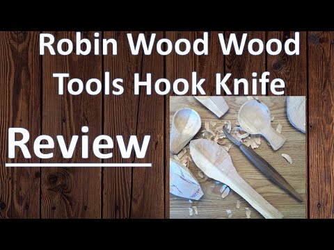 RobinWood Wood tools compound right hook knife first impression review demo