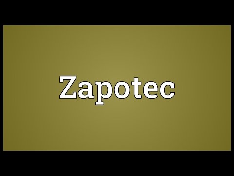 Zapotec Meaning