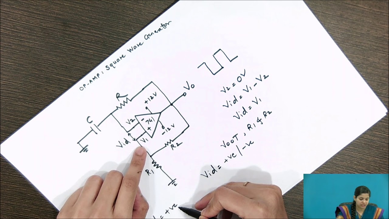 OP-AMP as Square wave generator
