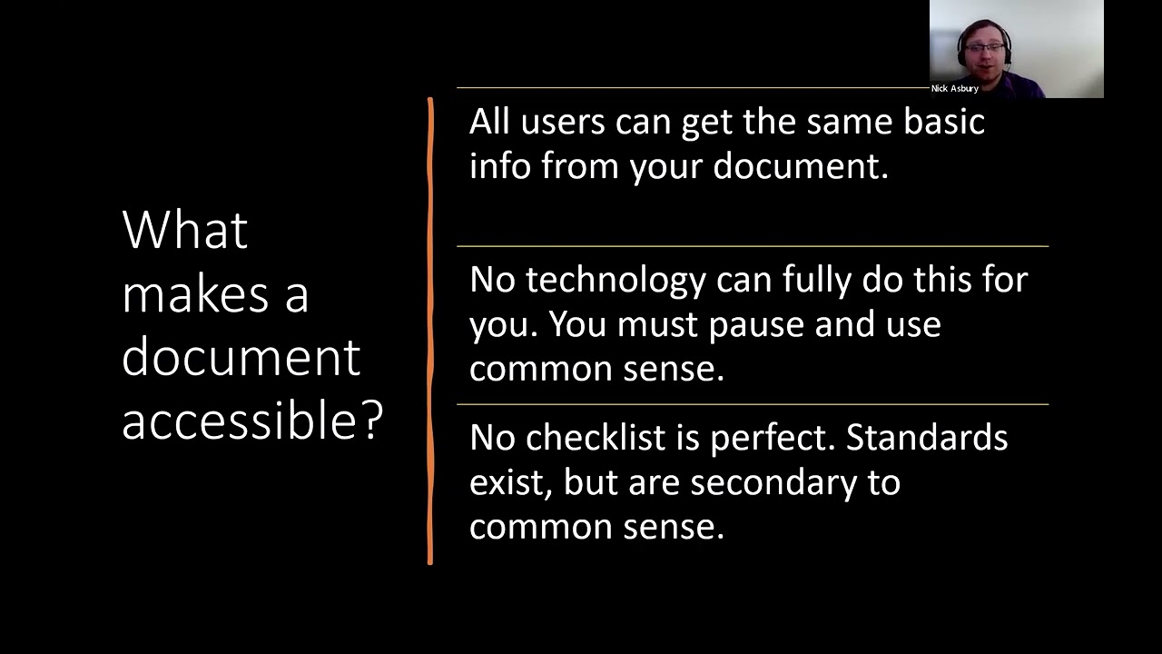 How to Create Accessible Microsoft Word Documents Webinar