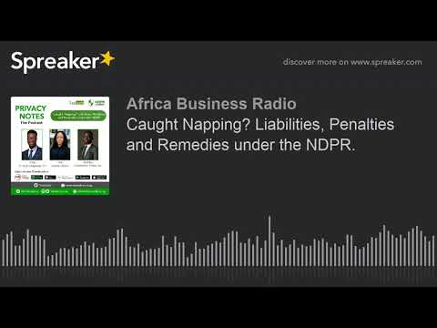 Caught Napping? Liabilities, Penalties and Remedies under the NDPR.