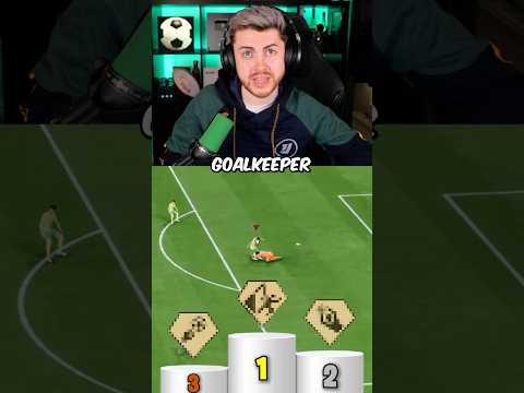 THE TOP THREE PLAYSTYLES FOR A GOALKEEPER IN FC 25… 🧤