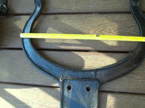 1800s Cast Iron No. 2 Bell & Cradle for sale!