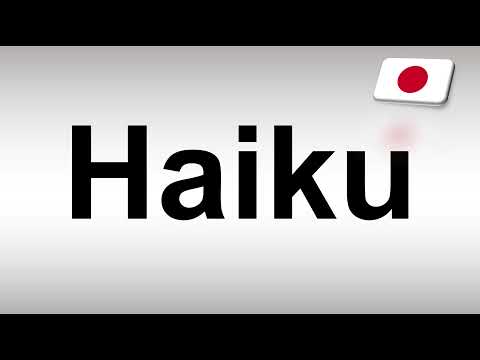How to Pronounce Haiku? (Japanese)