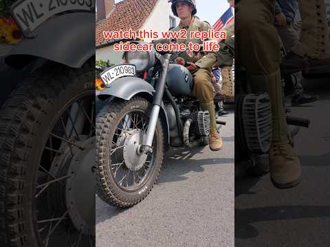 Watch this WW2 replica Sidecar Come to Life #ww2 #sidecar #history