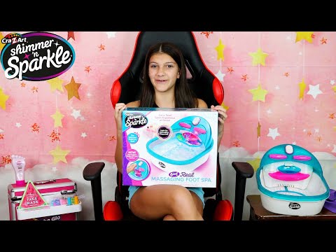 Shimmer ‘n’ Sparkle Real Massaging Foot Spa Pamper Time