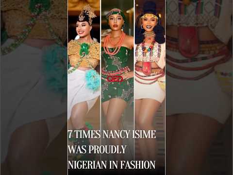 7 times Nancy Isime was proudly Nigerian in fashion Which one is your favourite? #qedng #fashion